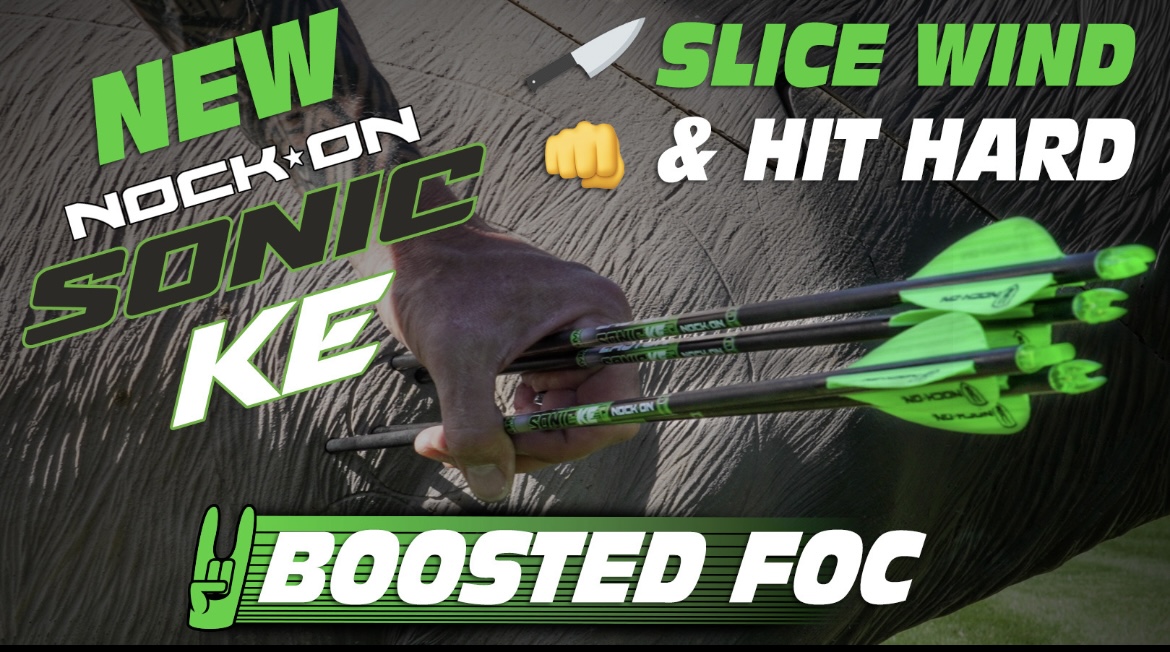 NEW NOCK ON SONIC KE ARROWS - READY TO GROUP ARROWS! - Nock On Archery